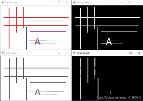 【opencv】提取水平与垂直线 csdn博客