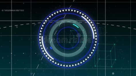 Animation Of Scope Scanning Over Data Processing Stock Video Video Of Scanning Community