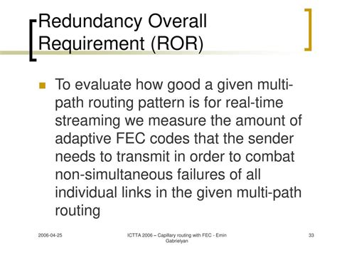 Ictta 2006 Capillary Routing With Fec Emin Gabrielyan Ppt Download