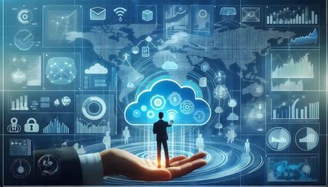 Premium Photo 2d Vector As Financial Analyst Using Cloud Computing