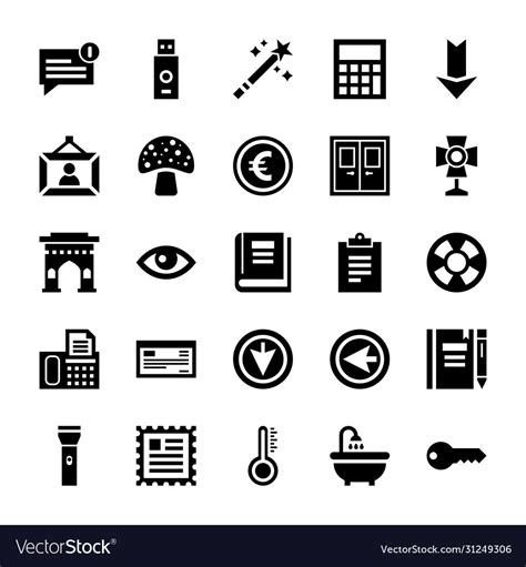 responsive user interface icons royalty free vector image