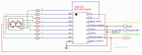 I C Segment Display With Attiny