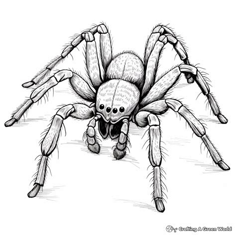 Free Tarantula Coloring Pages