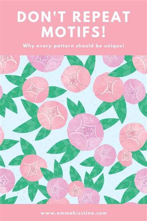 Why You Shouldnt Be Reusing Your Motifs In Your Pattern Collections