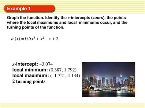 ppt 2 8 analyze graphs of polynomial functions powerpoint