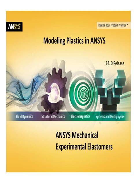 Modeling Plastics In Ansys Compatibility Mode Pdf Pdf Plasticity Physics Yield