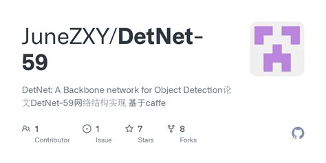 Github Junezxydetnet 59 Detnet A Backbone Network For Object