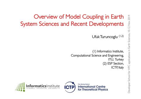 Pdf Overview Of Model Coupling In Earth System Sciences And Dokumen