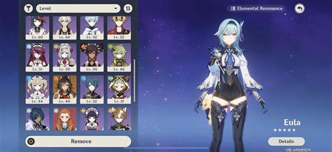 What Would Be The Best Eula Team Comp Rgenshinimpact