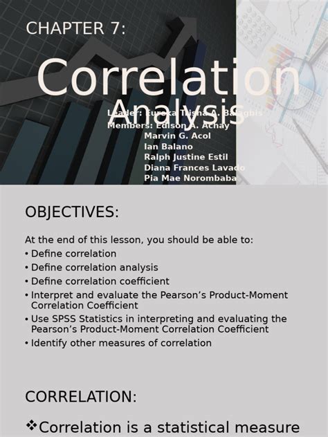 correlation pdf statistics statistical analysis