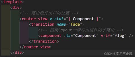Vue3 出现 Component Inside ＜transition＞ Renders Non Element Root Node