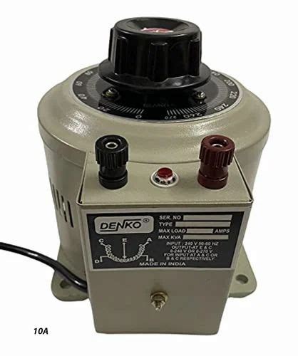 Variable Auto Transformer Variac 10a Denko Single Phase Variac Auto Transformer Manufacturer