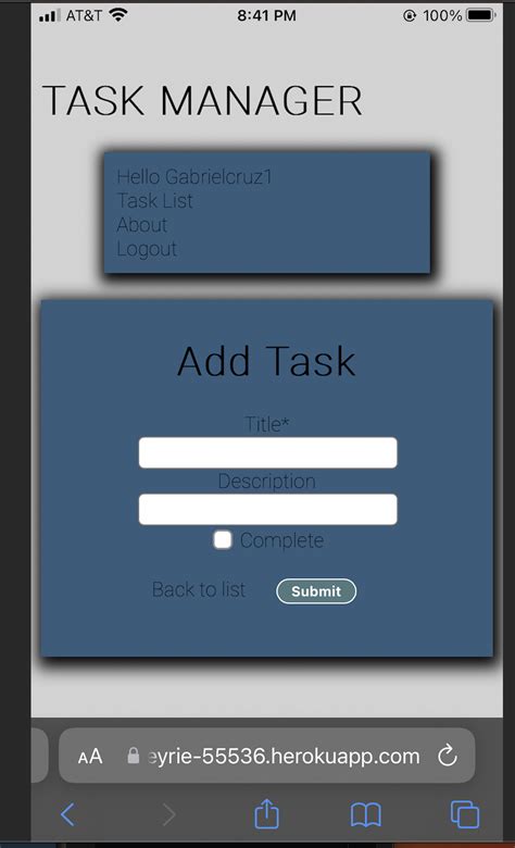 Github Gabrielcruz1djangotaskmanager