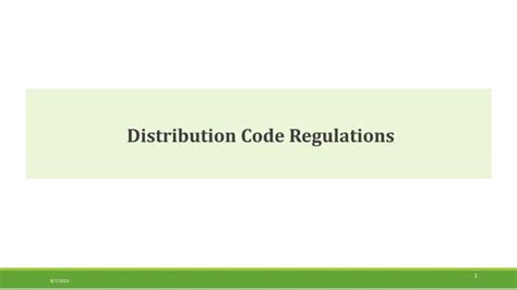 Distribution Code Frameworkpdf