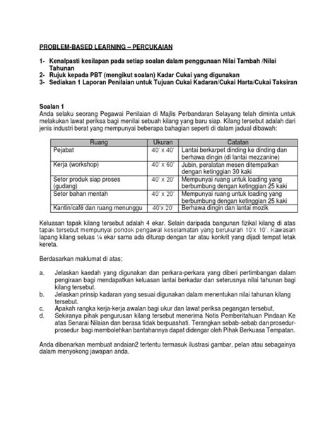 Pbl Assignment Pdf