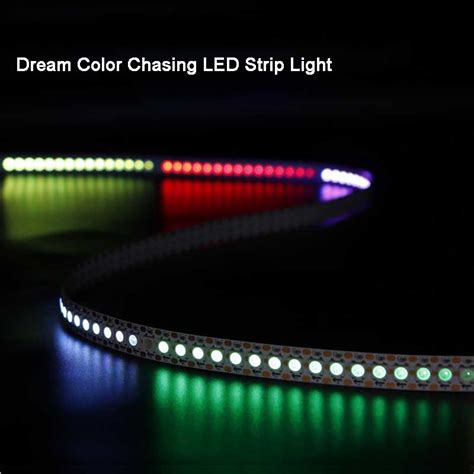 Individually Addressable RGB Color WS DC V SPI LED Strip Light