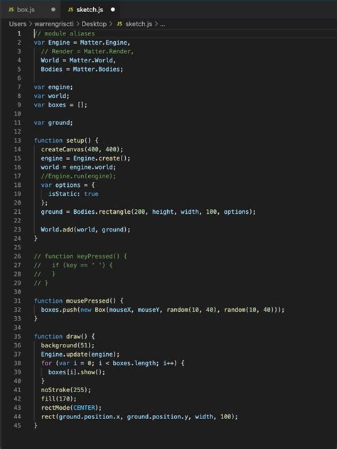 Solved JS Box Js JS Sketch Js Nm Users Chegg
