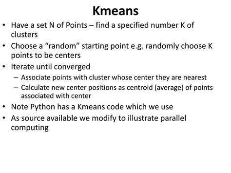 Ppt Technology For Informatics Kmeans And Mapreduce Parallelism Powerpoint Presentation Id