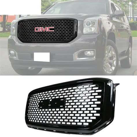 2015 2020 Gmc Yukon Xl Front Hood Grill Guard Bumper Car Grille Abs