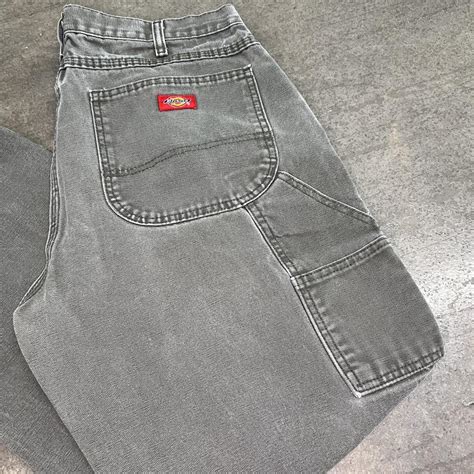 Vintage Dickies Carpenter Mens Pants 34x30 Moss Depop