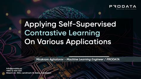 applying self supervised contrastive learning on various applications