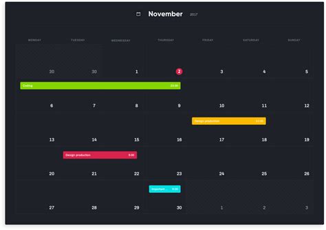 Control Panel Design System UI Kit Templates