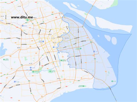上海浦东新区行政区划图 地图迷