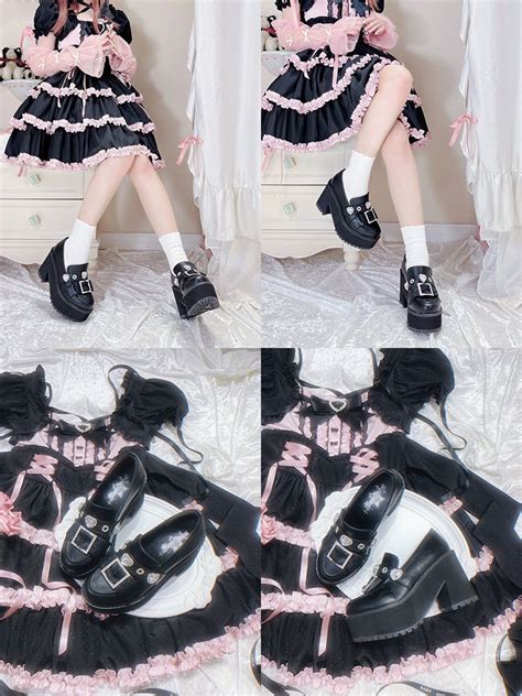 Jirai Kei Shoes Subculture Platform Shoes Honey Wardrobe