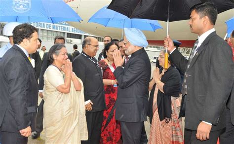 Images Manmohan Singh Arrives In Brazil Photos News Firstpost