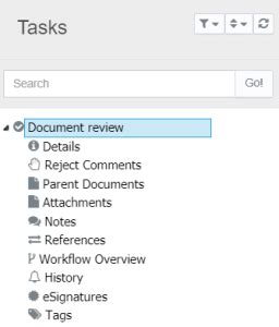 Task Tree View ArkCase