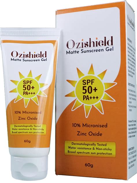 Ozishield Matte Sunscreen Gel Spf 50 Packaging Size 60 Gm At ₹ 610piece In Gandhinagar