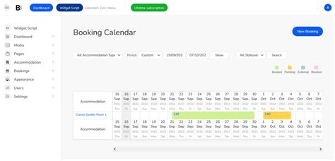 Wix Bookings For Hotels And Calendar Examples Bnbforms