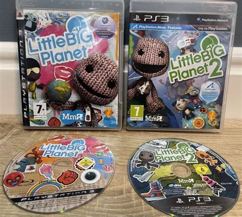 Littlebigplanet 1 And 2 Sony Playstation 3 Ps3 Bundle Boxed