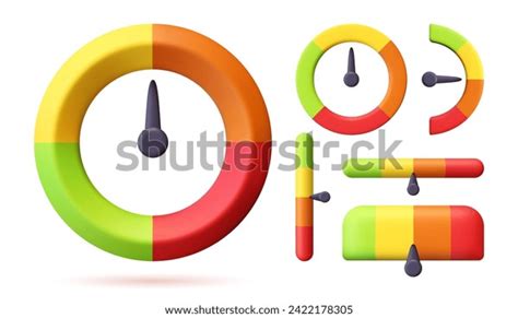 3d speed icon speedometer object increasing stock vector royalty free