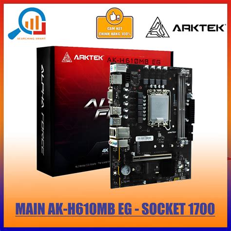 Bo Mạch Chủ Arktek Ak H610mb Eg Socket Lga 1700 Vga Ddr4 Chính