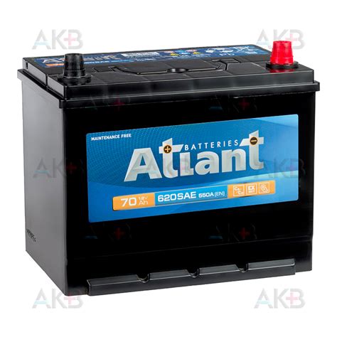 Купить Автомобильный аккумулятор ATLANT ASIA 70Ah 550A обр. пол ...