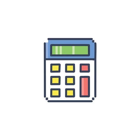 Premium Vector Pixel Simple Vector Object Of Calculator