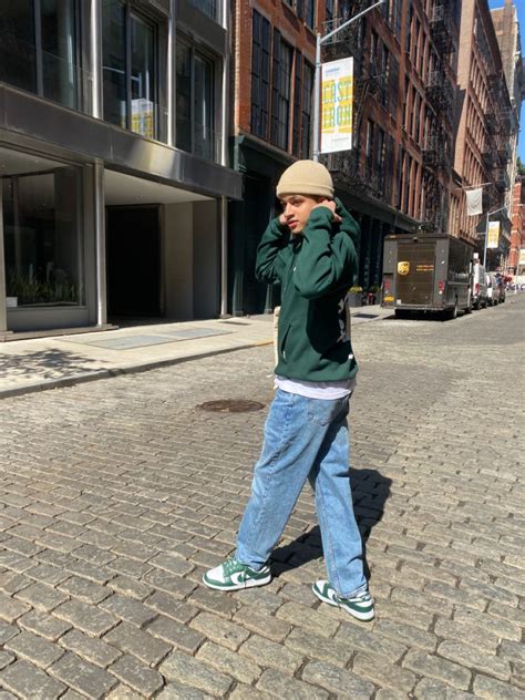 Mens Green Dunk Outfit Dunk Outfit Mens Outfits Dunk Low Outfit