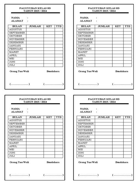 Paguyuban Kelas 8d Pdf