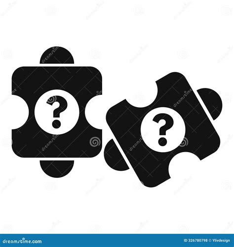 Puzzle Pieces Presenting Question Marks For Problem Solving Stock Illustration Illustration Of