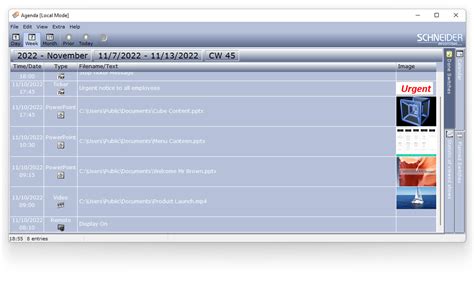 Powerpoint Scheduler From Schneider Infosystems Ltd