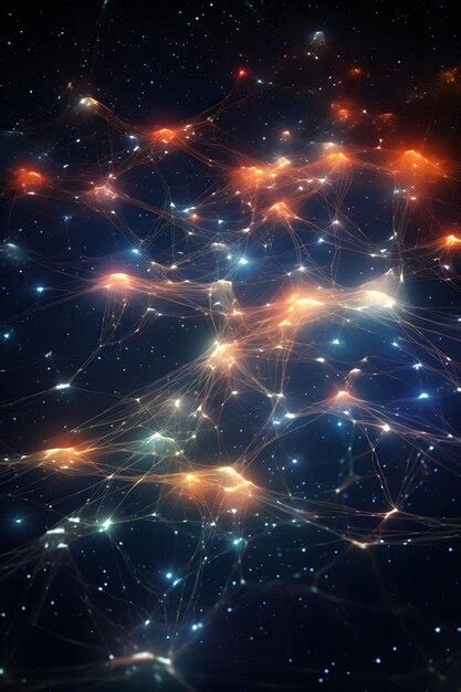 premium photo stellar synapses cosmic neural network