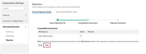 Migration Analytics Plus Cloud