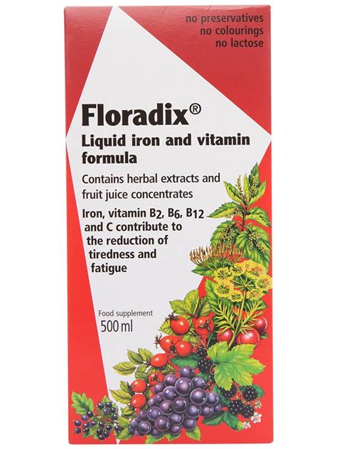 Floradix железо, жидкость, 500 мл | Витамин b, Гомеопатия, Тесты на ...