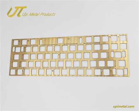 Custom Copper Keyboard Switch Plate