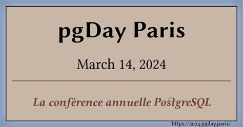 taiwan postgresql user group on linkedin pgday paris 2024