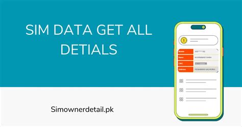 Sim Data Pakistan Sim Owner Detail All Network 2025