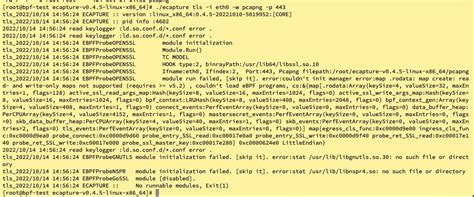 Exec Ecapture Command Error Issue Gojue Ecapture GitHub