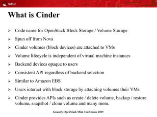 OpenStack Storage Overview PPTX Cloud Computing Internet