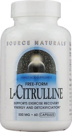 Source Naturals L Citrulline 500 Mg 60 Capsules Frys Food Stores
